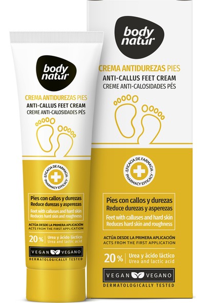 Body Natur Sertlik ve Nasır Giderici Ayak Bakım Kremi Nasır Önleyici Krem - Anti-Callus Feet Cream 50ML Body Natur Sertlik ve Nasır Giderici Ayak Bakım Kremi Nasır Önleyici Krem - Anti-Callus Feet Cream 50ML