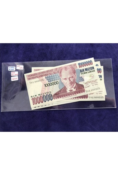 Hasyılmaz 7. Emisyon Çil Türk Lirası Ilk Bin Lotu - Lot 65 500 000 Tl X1 1000 000 Tl X3 325
