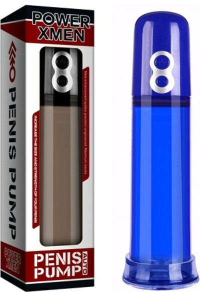 Power Xmen Otomatik Penis Pompası - Mavi Power Xmen Otomatik Penis Pompası - Mavi