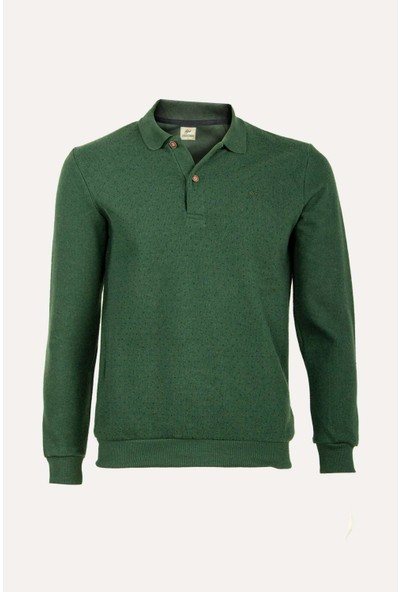 İGS Erkek Haki Standart Polo Yaka Triko