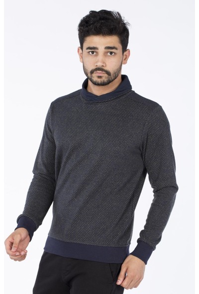 Barrels And Oil 791-20K038.67 Şal Yaka Haki Sweatshirt