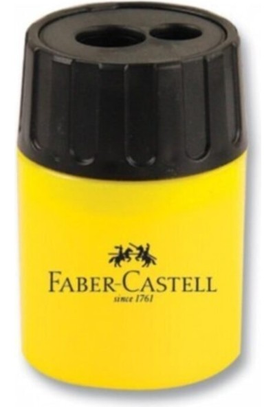 Faber-Castell Faber Castell Geniş Hazneli Çiftli Kalemtraş Adet Sarı Faber-Castell Faber Castell Geniş Hazneli Çiftli Kalemtraş Adet Sarı