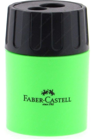 Faber-Castell Faber Castell Geniş Hazneli Çiftli Kalemtraş Adet Yeşil Faber-Castell Faber Castell Geniş Hazneli Çiftli Kalemtraş Adet Yeşil