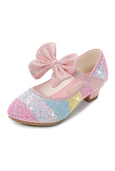 Easytoy Kız Çocuklar İçin Prenses Deri Ayakkabılar (Yurt Dışından)