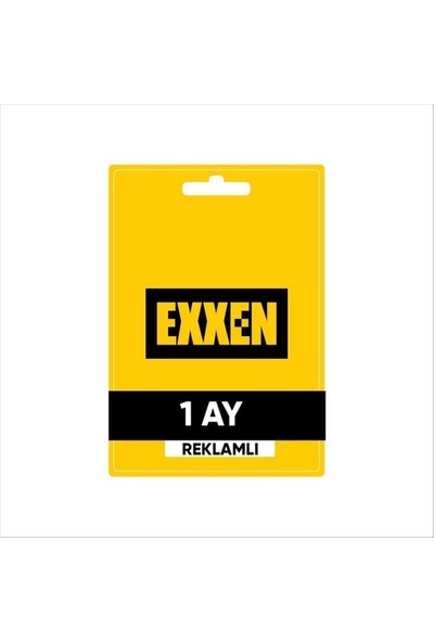 Exxen 1 Ay Reklamlı