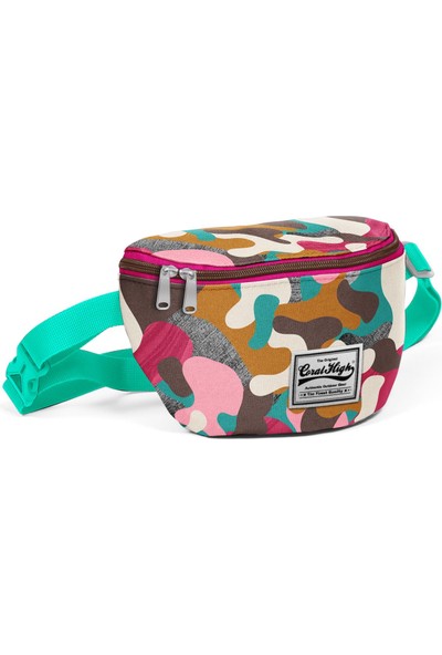Coral High Kamuflaj Desenli Bel Çantası