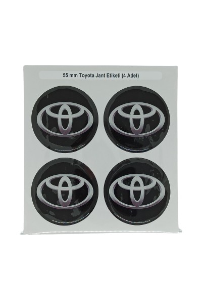 Park Oto Toyota Jant Etiketi 55 mm Park Oto Toyota Jant Etiketi 55 mm