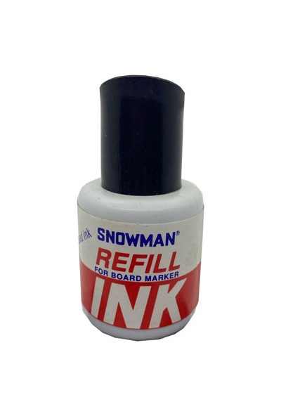 Snowman 30 cc Beyaz Yazı Tahtası Mürekkebi Siyah Snowman 30 cc Beyaz Yazı Tahtası Mürekkebi Siyah