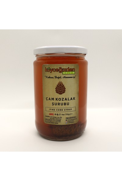 Köyceğiz`den Gelsin Doğal El Yapımı Çam Kozalak Şurubu 500 gr