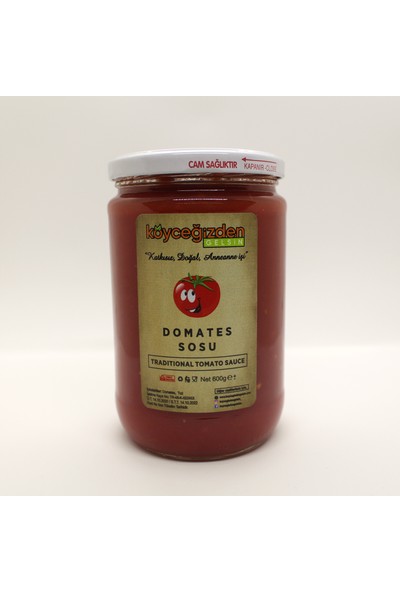 Köyceğiz`den Gelsin Geleneksel Domates Sosu 600 gr