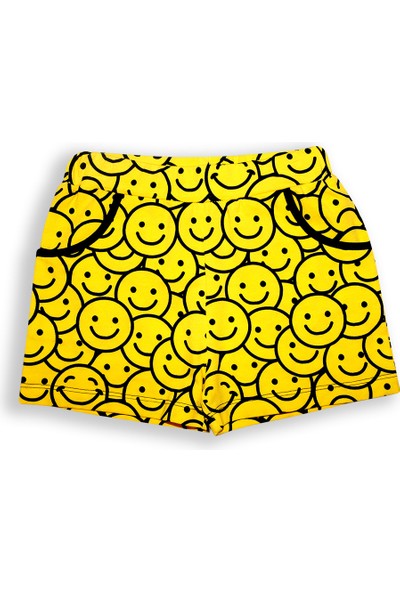 Lovetti Smile Gülenyüz Desen Şort