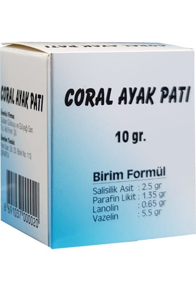 Coral Ayak Patı Nasır Sökücü