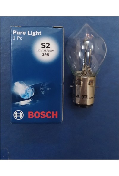Bosch 12V 35/35W S2 Motosiklet Far Ampulü