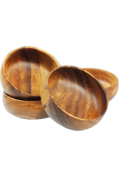 Trio Steak Board 4'lü Yuvarlak Akasya Çerezlik