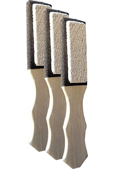 Zencefil Organik 3 Adet Saplı Ponza Taşı Çift Taraflı Topuk Törpüsü Ponza Taşı Katmanlı Zencefil Organik 3 Adet Saplı Ponza Taşı Çift Taraflı Topuk Törpüsü Ponza Taşı Katmanlı