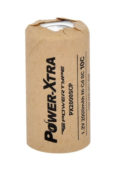 Power-Xtra PX2000SCP - 1.2V 2000 Mah Sc Model Ni-Cd Şarjlı Pil - 10C