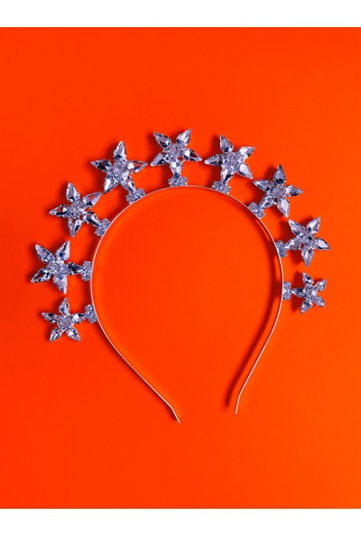 Gülcan Önal Cicekli Taşlı Taç