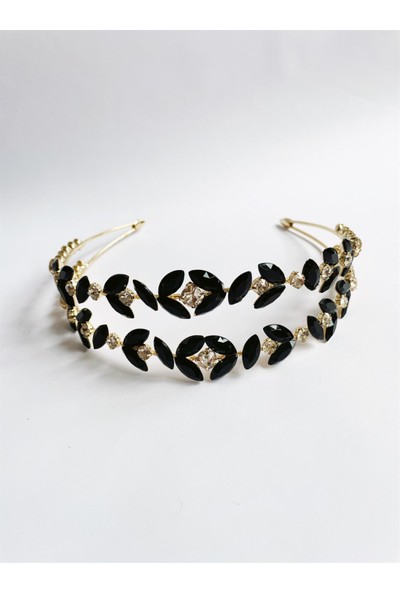 Gülcan Önal Nefertiti Siyah Taç