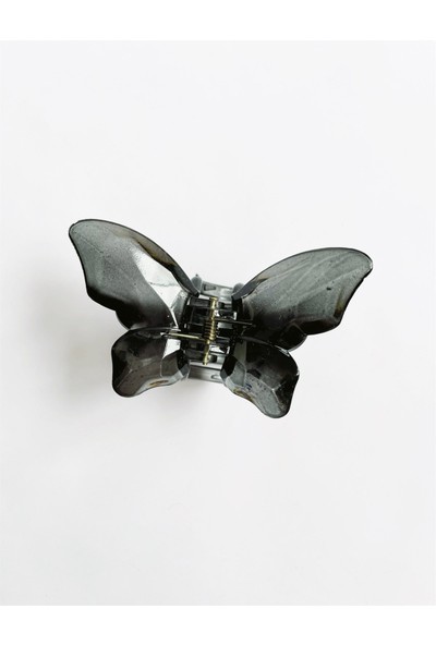 Gülcan Önal Siyah Kelebek Buyuk Boy Mandal Toka