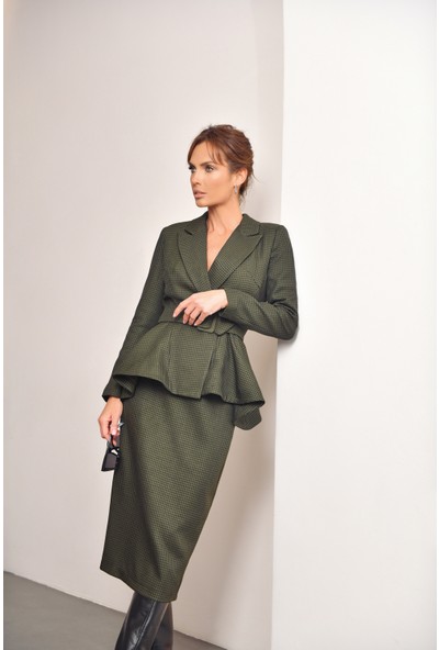 Bezko Bezko haki Etekli Takım Elbise Bp 3726