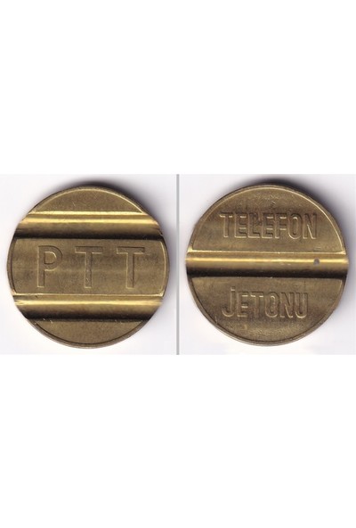 Benim Koleksiyonum Ptt Telefon Jetonu (2 Adet Küçük Boy)