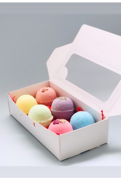 Super Bath Bomb 6*40 Gram Küçük Boy Banyo Topu, Banyo Bombası, Nem Topu
