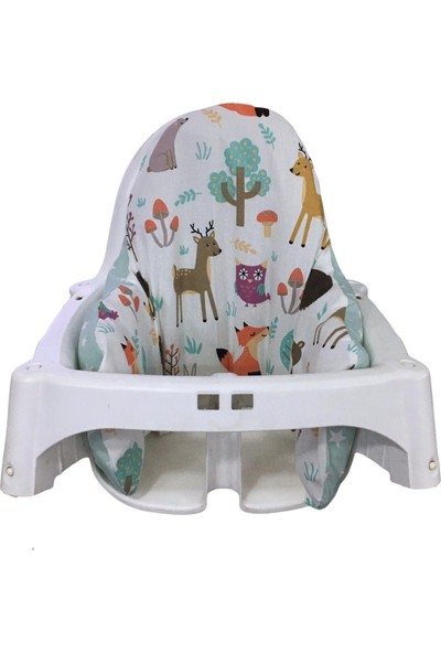 Bebek Özel Ikea Antilop Mama Sandalyesi Minderine Uyumlu Kılıf (Doğa ve Yeşil Yıldızlı Desen) Bebek Özel Ikea Antilop Mama Sandalyesi Minderine Uyumlu Kılıf (Doğa ve Yeşil Yıldızlı Desen)