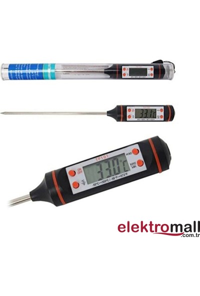 Elektromall Dijital Mutfak - Gıda Termometresi Sıcaklık Ölçer TP101 Elektromall Dijital Mutfak - Gıda Termometresi Sıcaklık Ölçer TP101