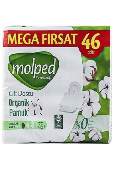 Molped Pure Soft Mega Fırsat Normal Ultra 46 Lı Molped Pure Soft Mega Fırsat Normal Ultra 46 Lı