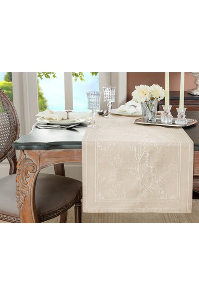 Madame Coco Lurie Runner - Bej - 45X160 cm