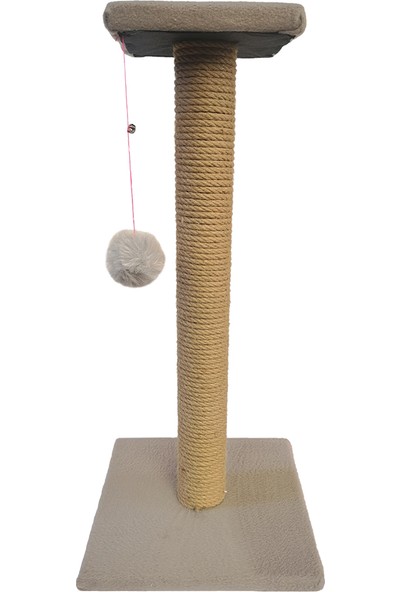 Sdy Pet Platform Tırmalama Tahtası Ponponlu Gri 50 cm