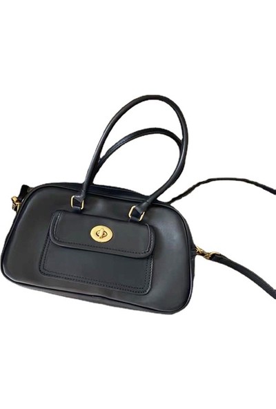 Kalavika Kilitleme Düğmeli Omuz Çantası (Yurt Dışından)