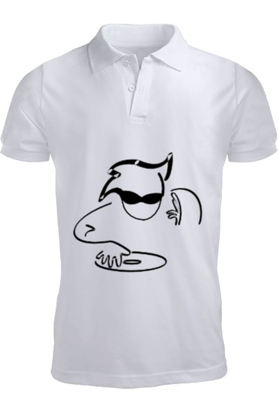 Tisho Dj Erkek Kısa Kollu Polo Yaka T-Shirt Erkek Kısa Kol Polo Yaka
