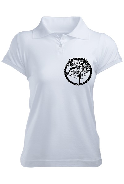 Tisho Hayat Ağacım Kadın Polo Yaka Tişört