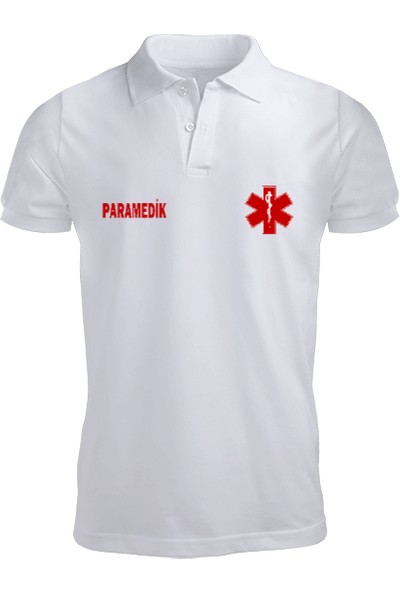 Tisho 112 Acil Sağlık Paramedıc Paramedik Kırmızı Ambulans Erkek Kısa Kol Polo Yaka Tisho 112 Acil Sağlık Paramedıc Paramedik Kırmızı Ambulans Erkek Kısa Kol Polo Yaka