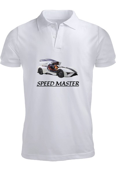 Tisho Spor Araba Baskılı Erkek Kısa Kol Polo Yaka