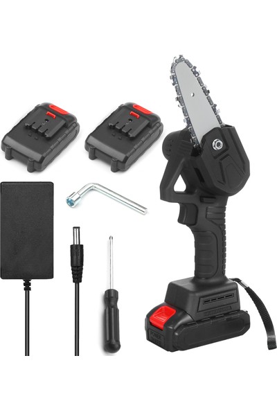 Shopfocus 21V Akülü Elektrikli Testere, 2.0AH Pil ve Şarj Aleti - Siyah (Yurt Dışından) Shopfocus 21V Akülü Elektrikli Testere, 2.0AH Pil ve Şarj Aleti - Siyah (Yurt Dışından)