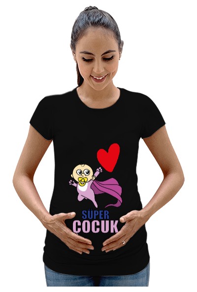 Tisho Anne Adayı T-Shirt Kadın Hamile Tişört