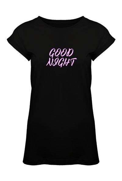 Tisho Good Night Yazılı Kadın Tunik Tisho Good Night Yazılı Kadın Tunik