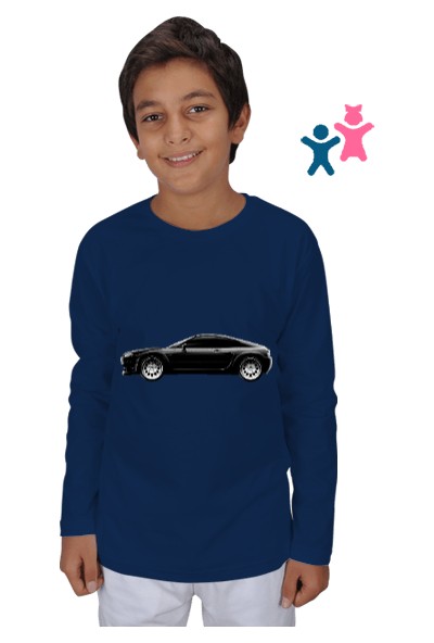 Tisho Araba Baskılı Erkek Çocuk Unisex Uzunkollu Tisho Araba Baskılı Erkek Çocuk Unisex Uzunkollu