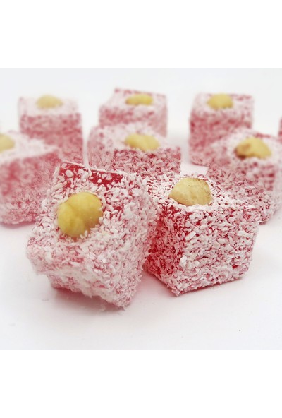 Güllü Fındıklı Lokum 500GR