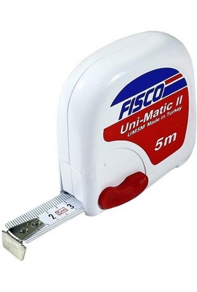 Fısco Uni-Matic2 Şerit Metre 16MM / 5mt Fısco Uni-Matic2 Şerit Metre 16MM / 5mt