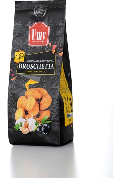 Umy Bruschetta Sarımsaklı - Zeytinyağlı 180 gr Umy Bruschetta Sarımsaklı - Zeytinyağlı 180 gr