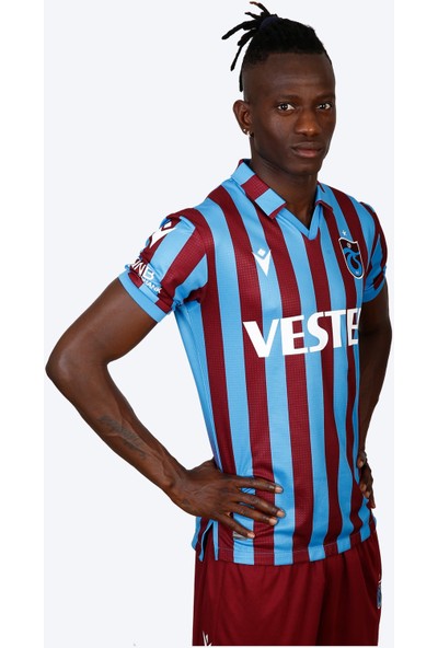 TS Club Macron Forma Bordo Mavi Çubuklu TS Club Macron Forma Bordo Mavi Çubuklu