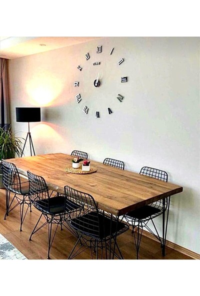 Trendy Assel Eylül Kütük 6 Kişilik Yemek Mutfak Masası Takımı Trendy Assel Eylül Kütük 6 Kişilik Yemek Mutfak Masası Takımı