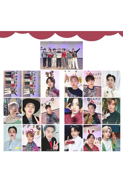 Kpop Dünyası Bts 2021 Happy Holidays Fotokart Seti