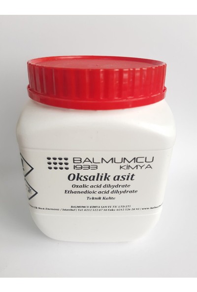 Balmumcu Kimya Oksalik Asit ( Oxalic Acid Dihydrate ) 1kg