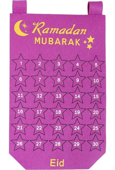 Dolity Eid Mübarek Advent Takvim Ramazan Malzemeleri Hediye Ramazan Takvim Mor (Yurt Dışından) Dolity Eid Mübarek Advent Takvim Ramazan Malzemeleri Hediye Ramazan Takvim Mor (Yurt Dışından)