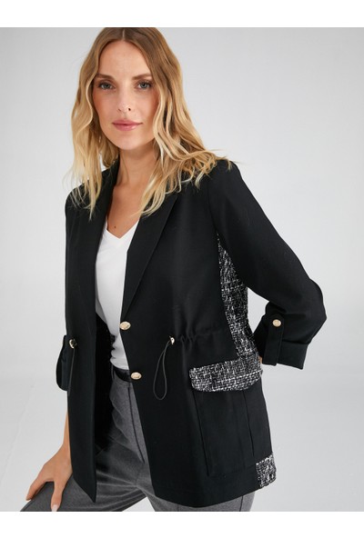 Faik Sönmez Tüvit Garnili Beli Tünelli Ceket 63159 Faik Sönmez Tüvit Garnili Beli Tünelli Ceket 63159