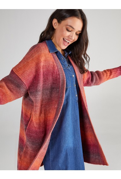 Faik Sönmez Çok Renkli Triko Hırka 63549
